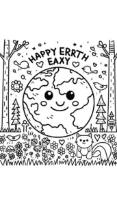 25 dibujos para colorear del Día de la Tierra: dibujos gratuitas para ...