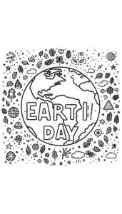 25 dibujos para colorear del Día de la Tierra: dibujos gratuitas para ...