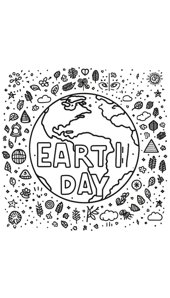 25 Coloriage Jour De La Terre: Gratuit pour les petits éco-héros