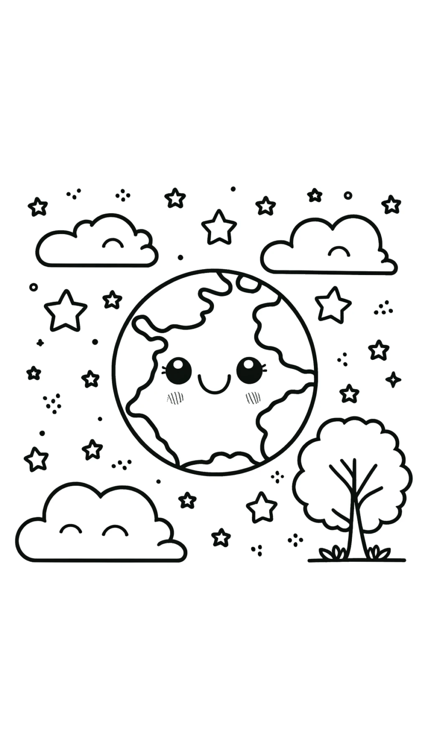 25 Coloriage Jour De La Terre: Gratuit pour les petits éco-héros