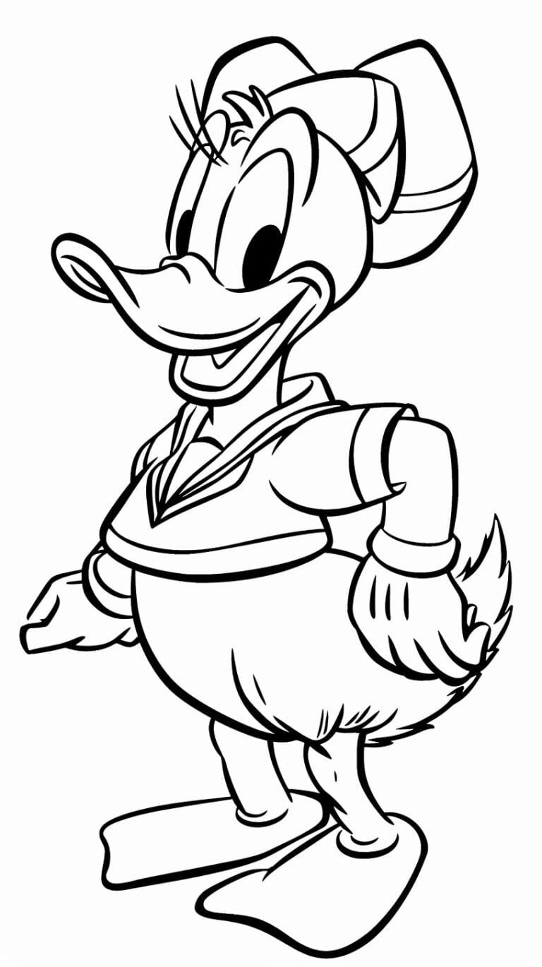 26 disegni di Paperino da colorare: divertimento per tutti!