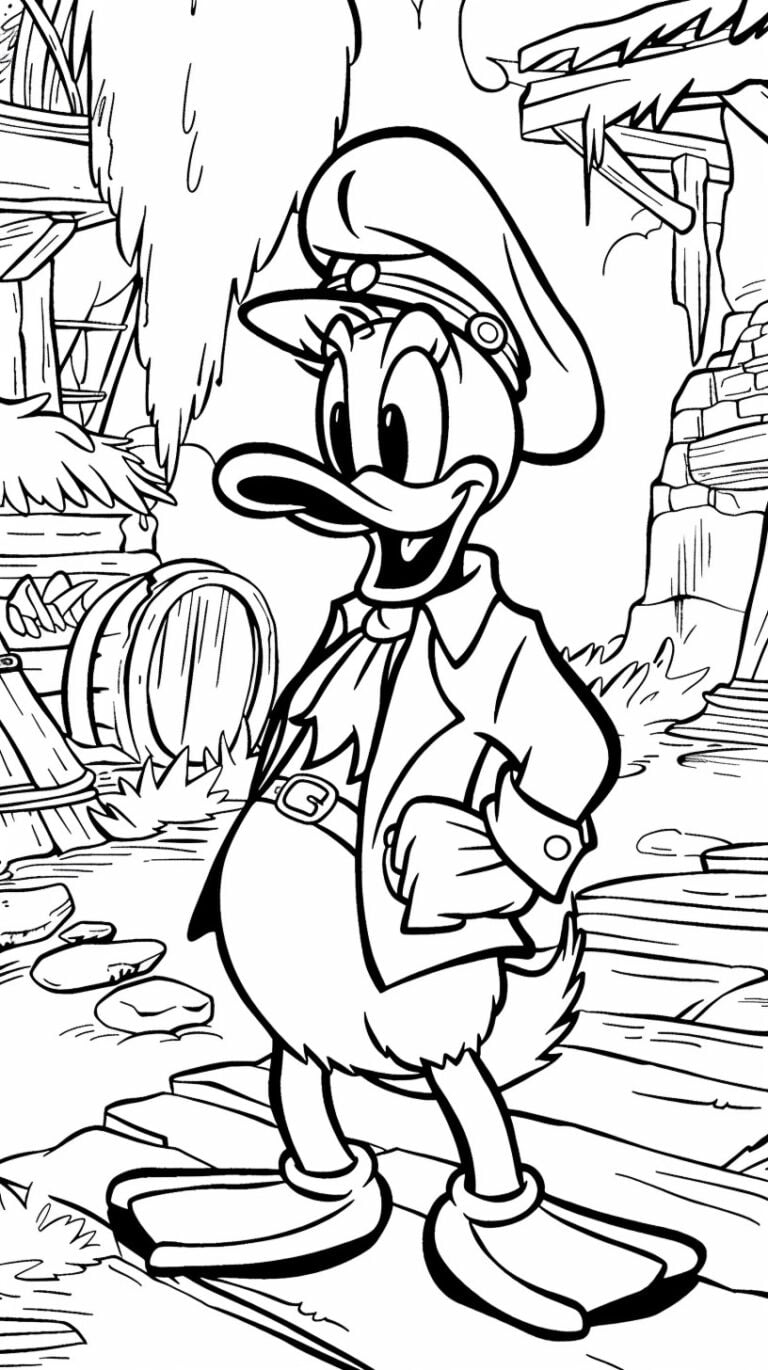 26 disegni di Paperino da colorare: divertimento per tutti!