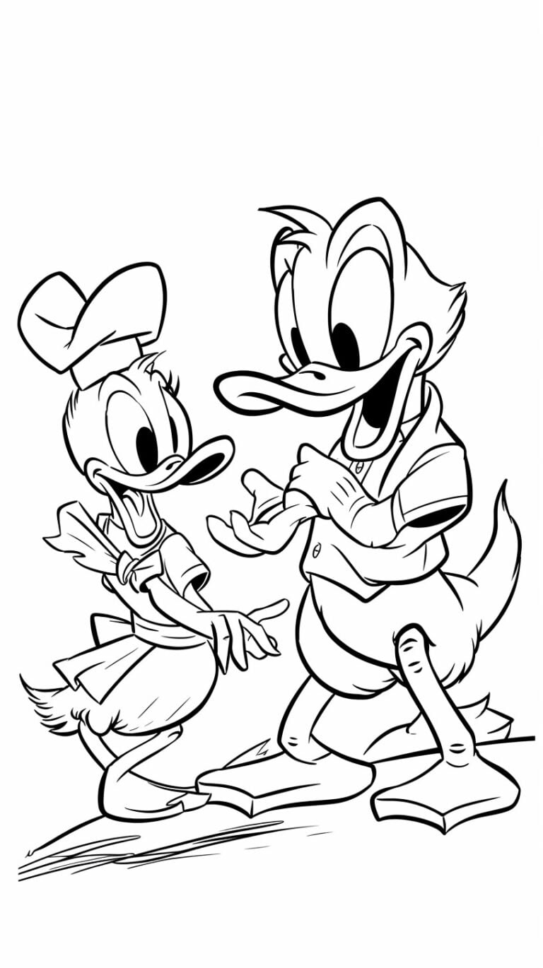 26 disegni di Paperino da colorare: divertimento per tutti!