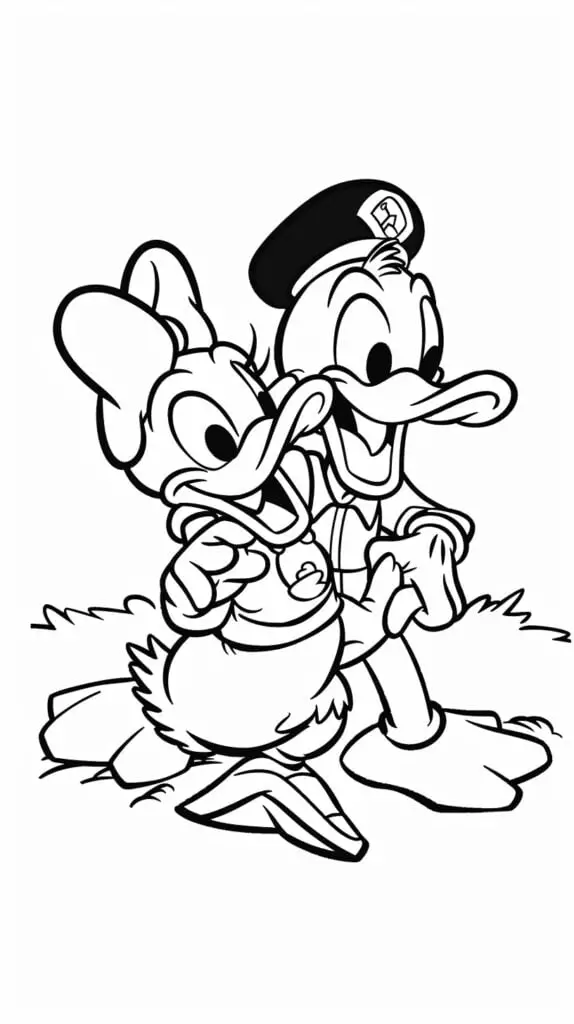 26 disegni di Paperino da colorare: divertimento per tutti!