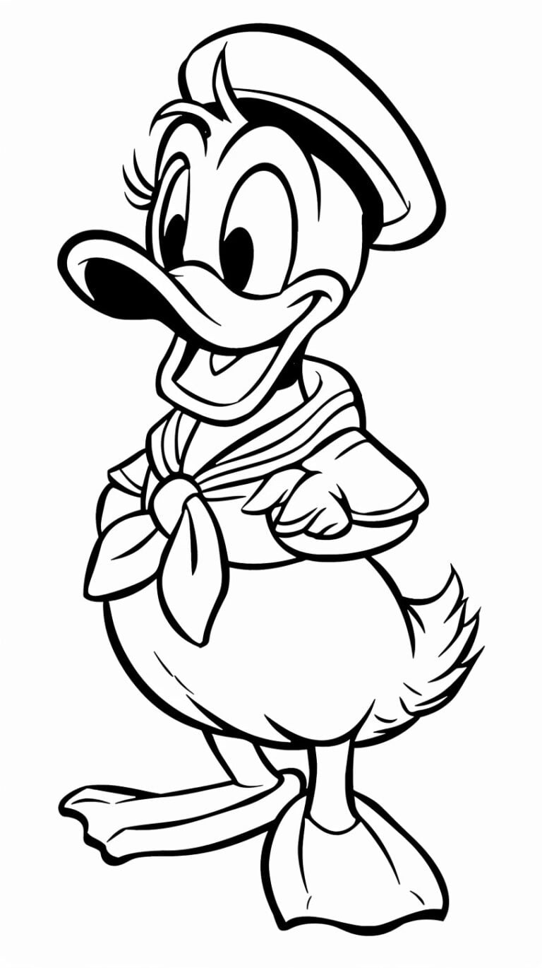 26 disegni di Paperino da colorare: divertimento per tutti!