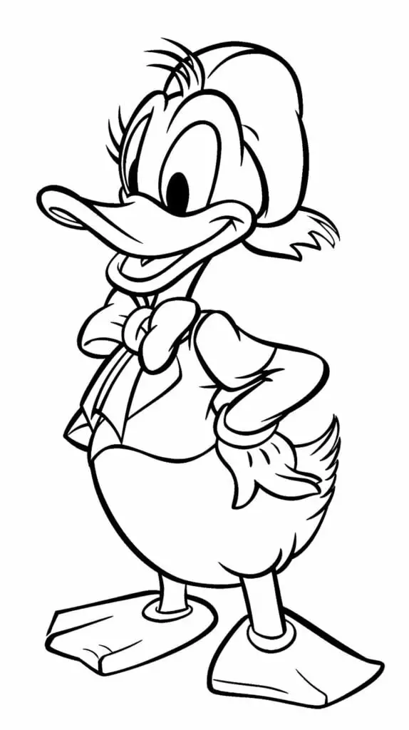 26 disegni di Paperino da colorare: divertimento per tutti!