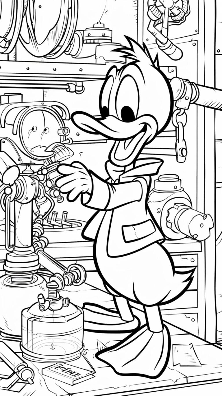 26 disegni di Paperino da colorare: divertimento per tutti!