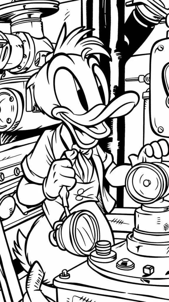 26 disegni di Paperino da colorare: divertimento per tutti!