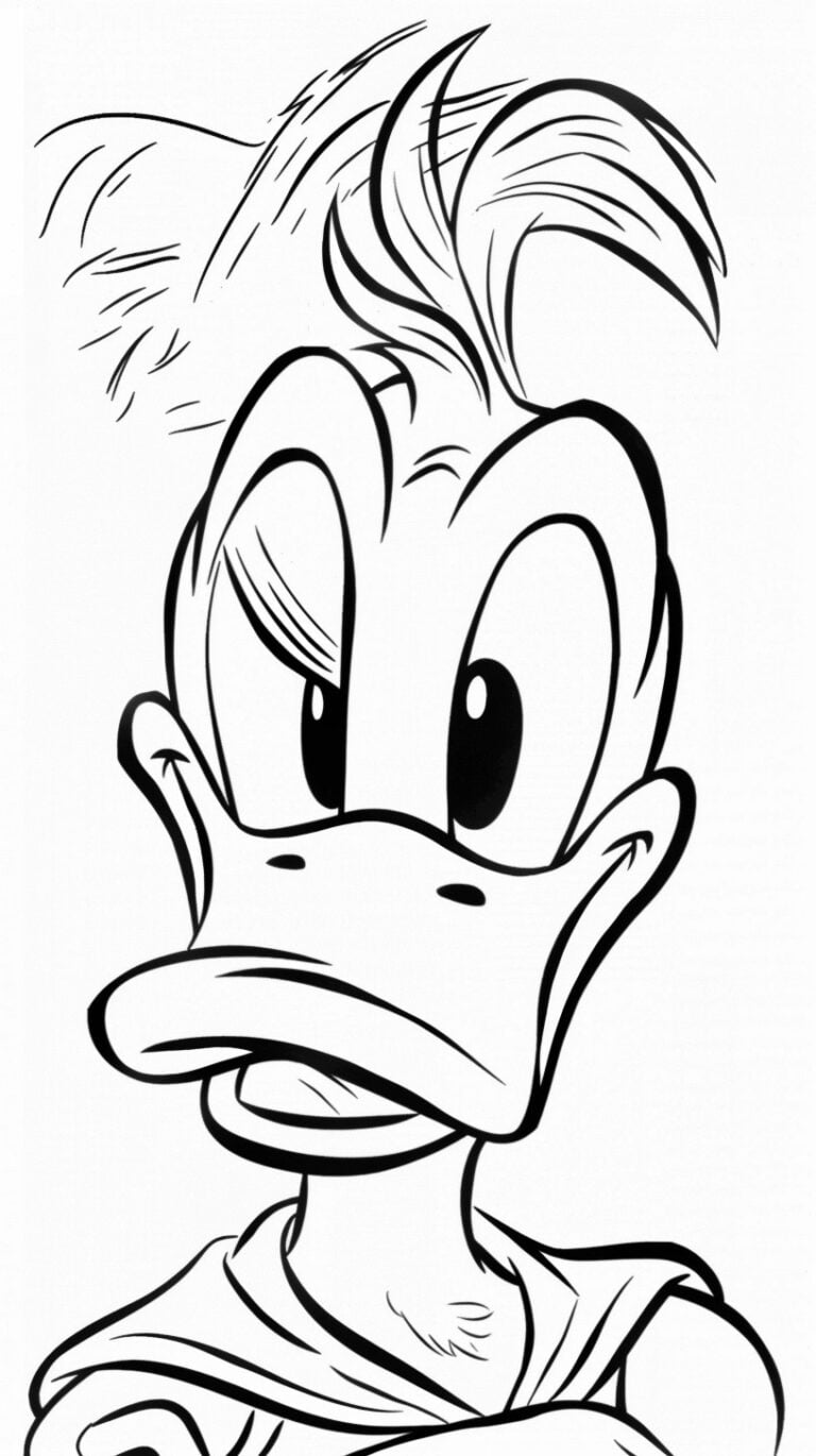 26 disegni di Paperino da colorare: divertimento per tutti!