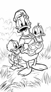 26 disegni di Paperino da colorare: divertimento per tutti!