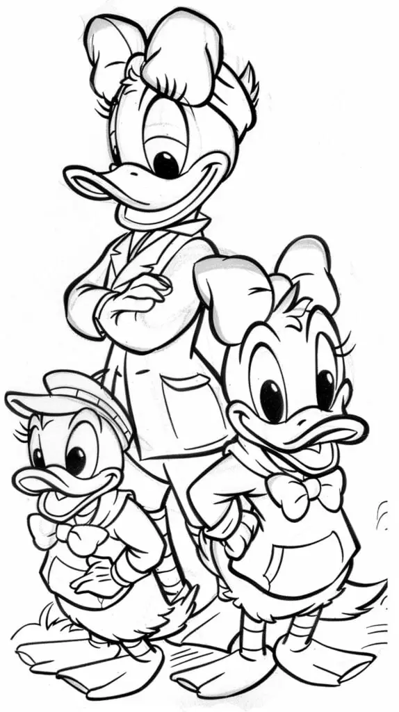 26 dibujos para colorear del Pato Donald: ¡diversión para todos!