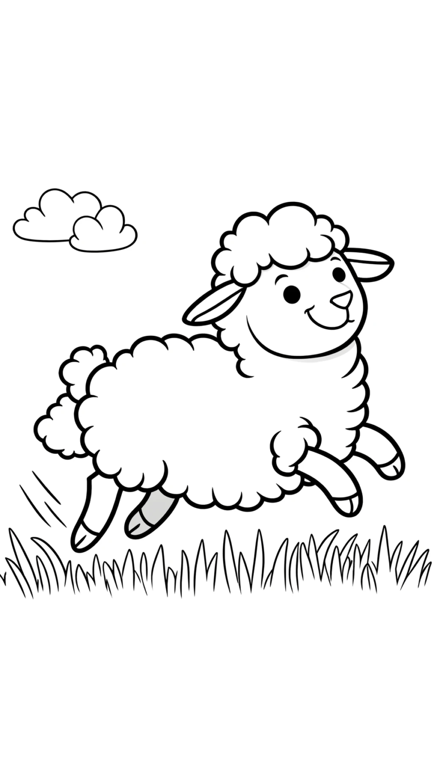 30 dibujos para colorear de ovejas: ¡conviértete en un artista de ovejas!