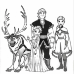 30 dibujos para colorear de Frozen: ¡Mucha magia para tus colores!