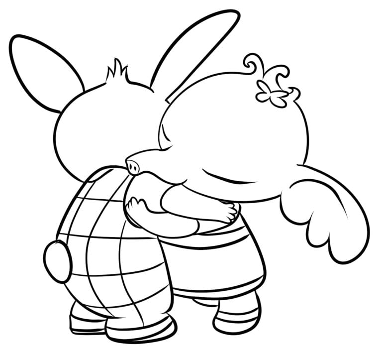 31 Bing Coloring Pages | Adventures with Bing and Flop