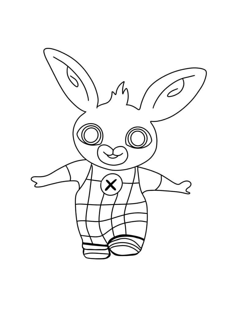 31 Bing Coloring Pages | Adventures with Bing and Flop