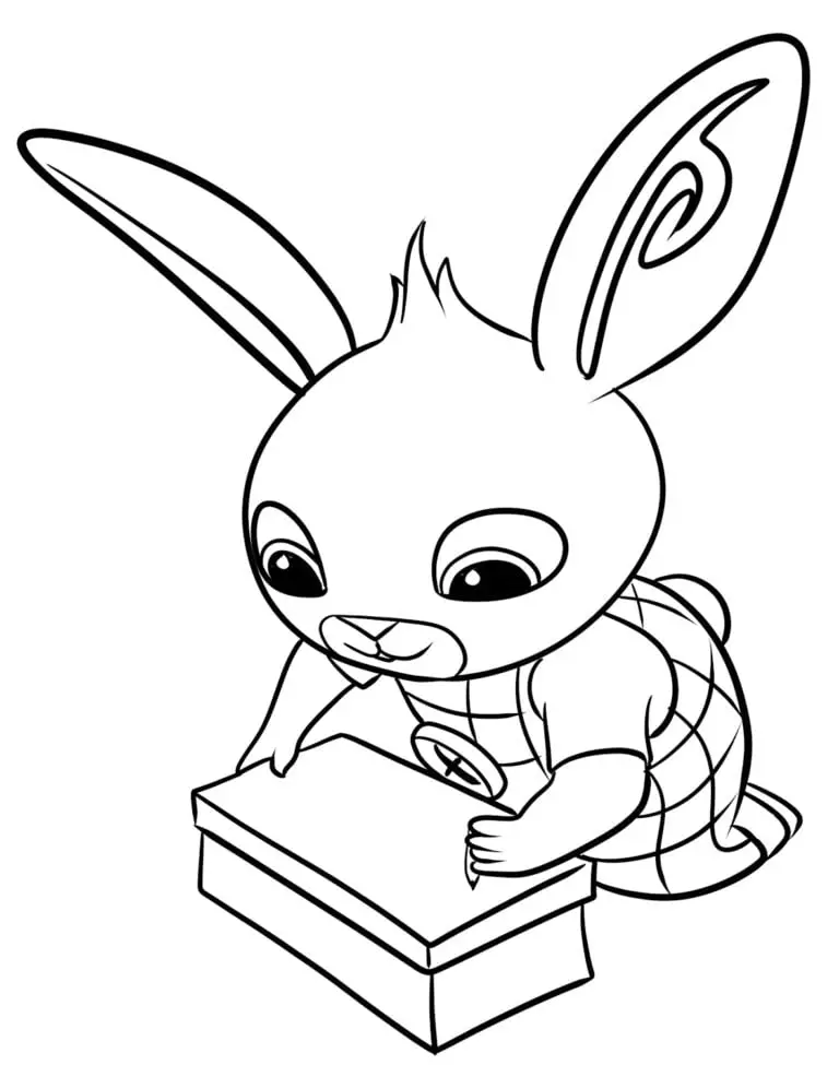 31 Bing Coloring Pages | Adventures with Bing and Flop