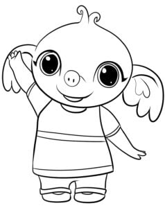 31 Bing Coloring Pages | Adventures with Bing and Flop