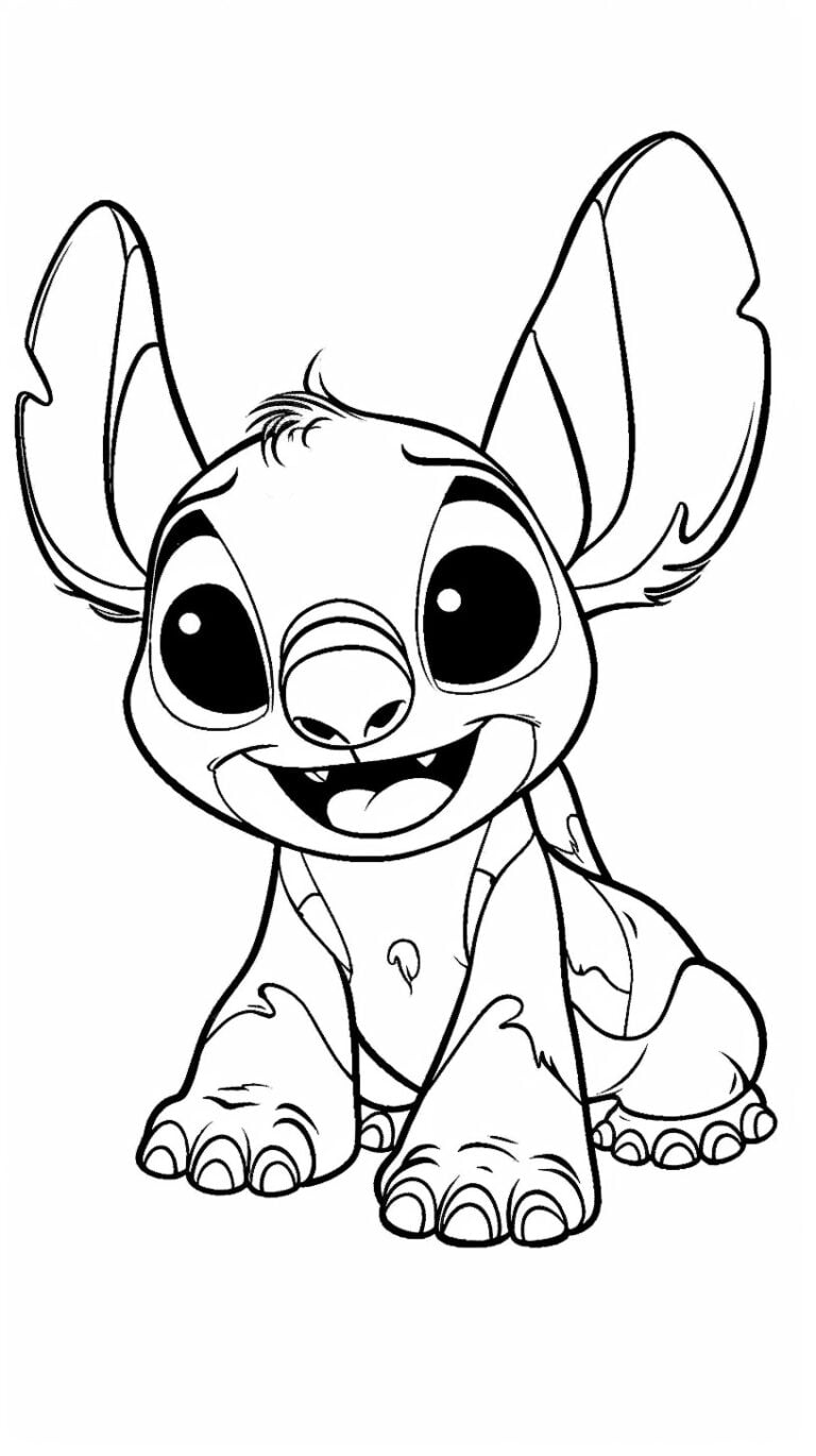 33 kolorowanki Lilo i Stich | Hawajskie przygody!