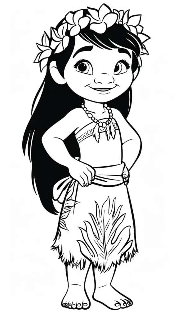 33 de desene de colorat Lilo și Stitch | Aventuri hawaiene!