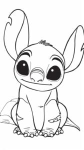 33 de desene de colorat Lilo și Stitch | Aventuri hawaiene!