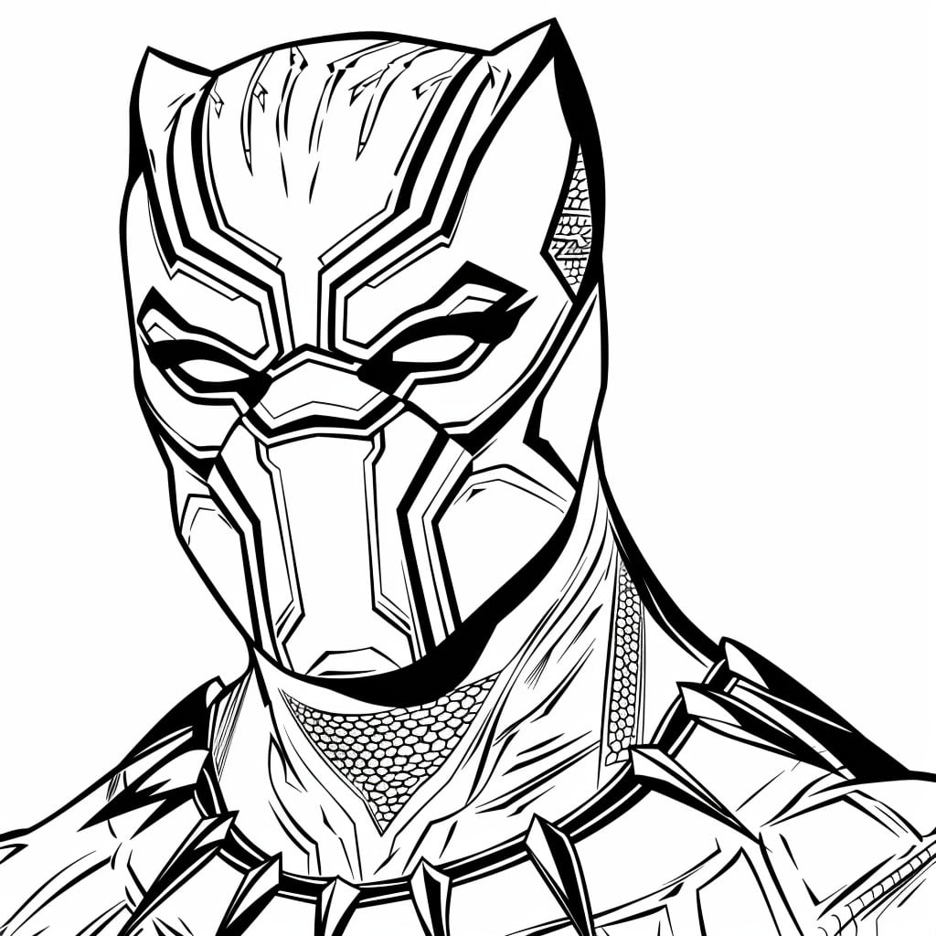 27 Tekeningen Black Panther Naar Kleur Laat Je Superheld Los