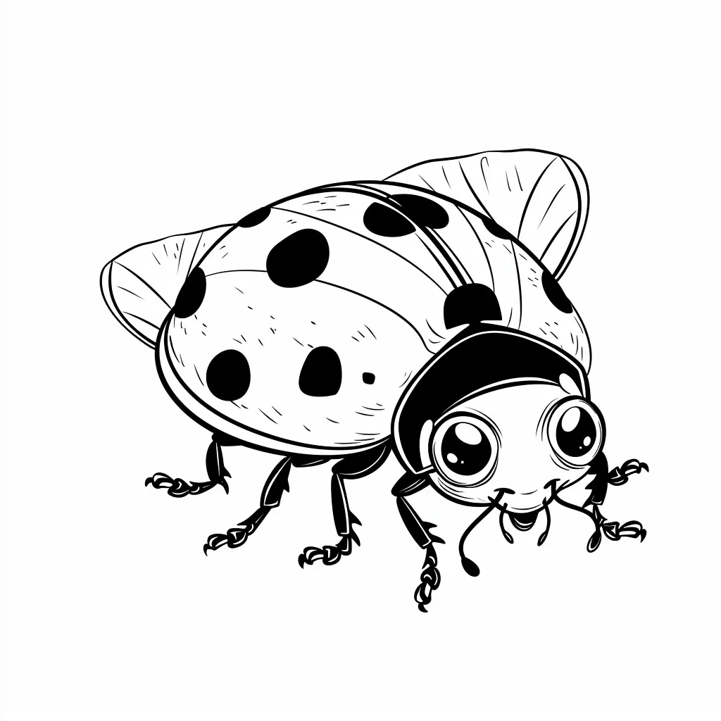 Disegni Da Colorare Coccinella Per Bambini Disegno Ape, Ragno E