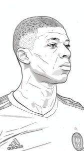 36 de desene de colorat Kylian Mbappé: Dezlănțuiți campionul!