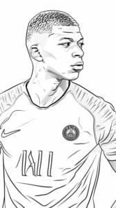 36 Kylian Mbappé Kleurplaten: Laat de kampioen los!