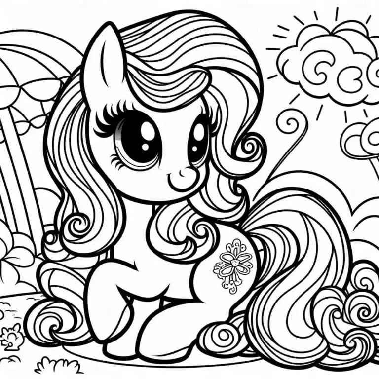 63 dibujos My Little Pony Colorear gratis | Imprime y disfruta