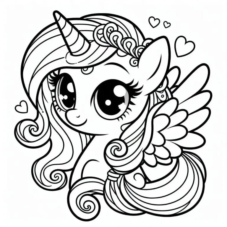 63 dibujos My Little Pony Colorear gratis | Imprime y disfruta
