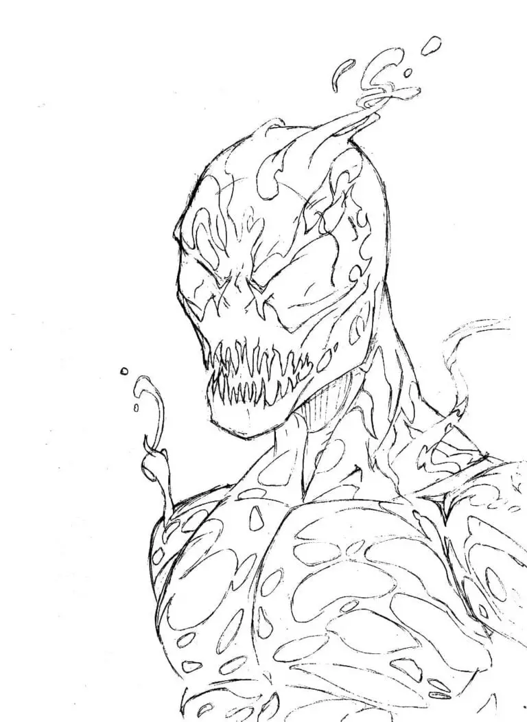 58 Venom Coloring Pages: Unleash the Symbiote Within!