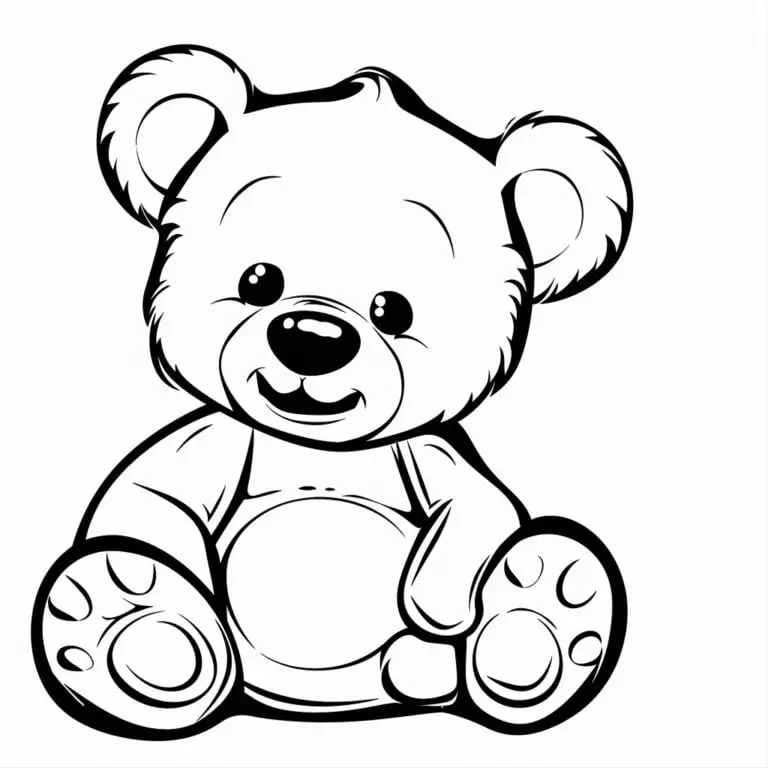 34 Disegni Orsetti da Colorare | Divertimento Creativo