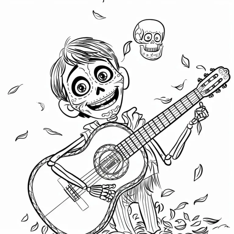 49 desenhos Coco colorir | Imprimível e on-line