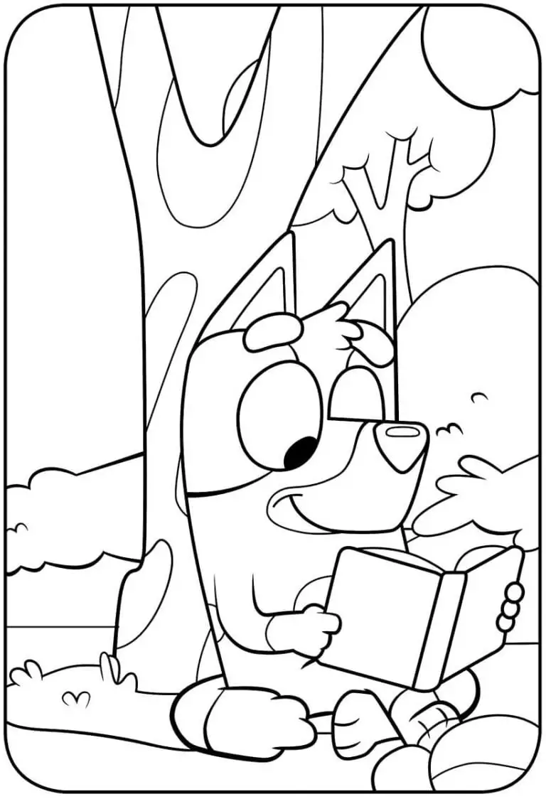 32 Disegni Bluey da Colorare | Scarica, Stampa e Colora