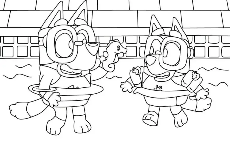 32 Disegni Bluey da Colorare | Scarica, Stampa e Colora