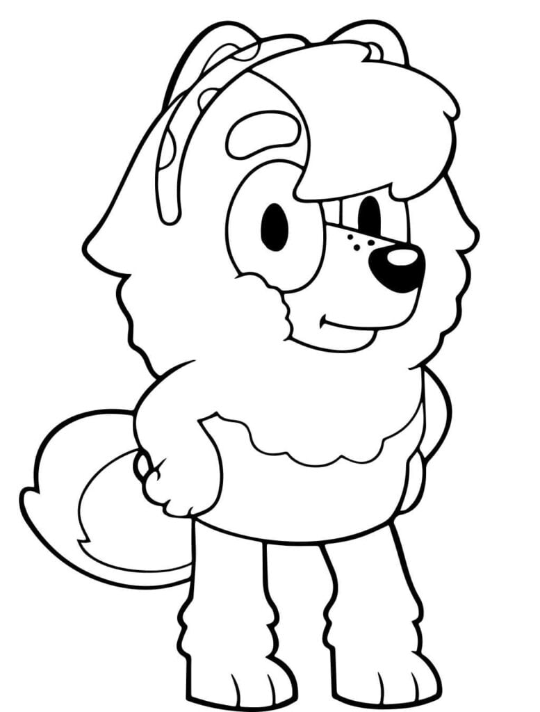 32 dibujos Bluey colorear | Descargar, imprimir y colorear