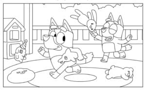 32 desenhos Bluey colorir | Baixar, imprimir e colorir