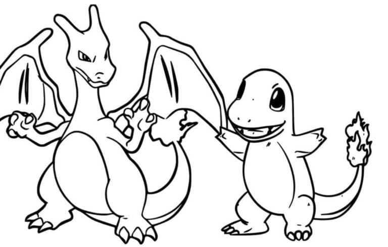 36 Disegni di Charizard da Colorare | Scatena il Fuoco Artistico!