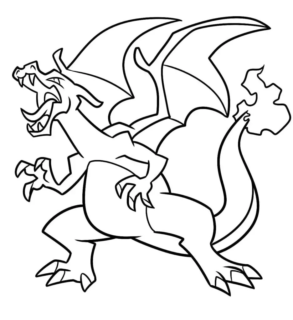 36 Disegni di Charizard da Colorare | Scatena il Fuoco Artistico!
