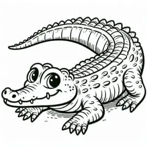 56 krokodil kleurplaten | PDF downloaden en afdrukken