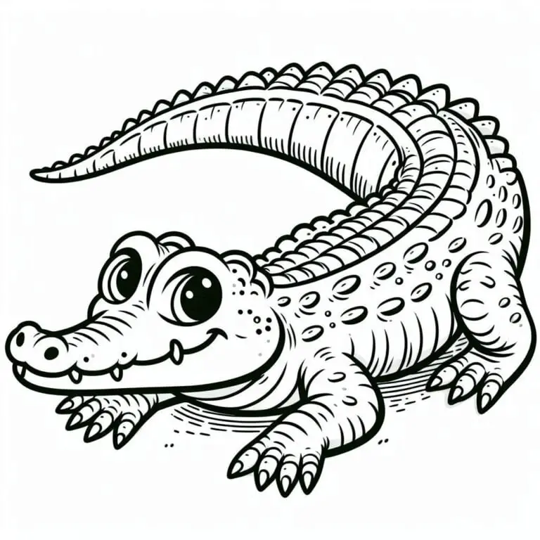 56 Disegni Coccodrillo da Colorare | Scarica e stampa PDF
