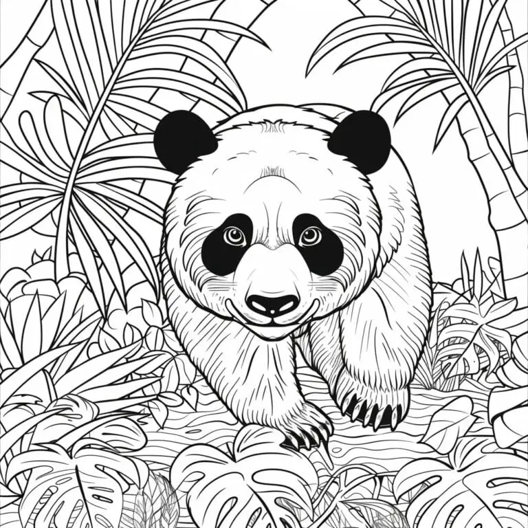 64 Panda Coloring Pages: Print, Download and Color Online!