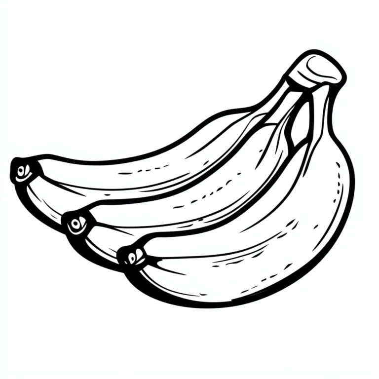 43 de desene de colorat banane: peeling fun!