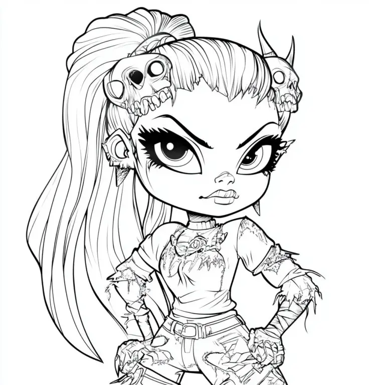 65 desenhos Monster High colorir | Baixe, imprima ou pinte online