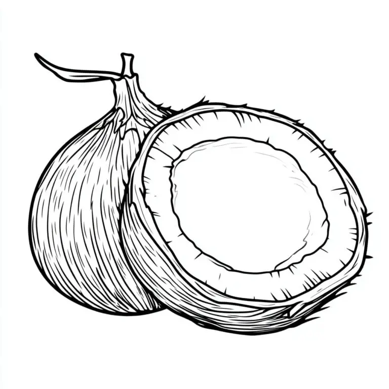 47 Disegni Noce di Cocco da Colorare: Un Tuffo nel Paradiso Tropicale!