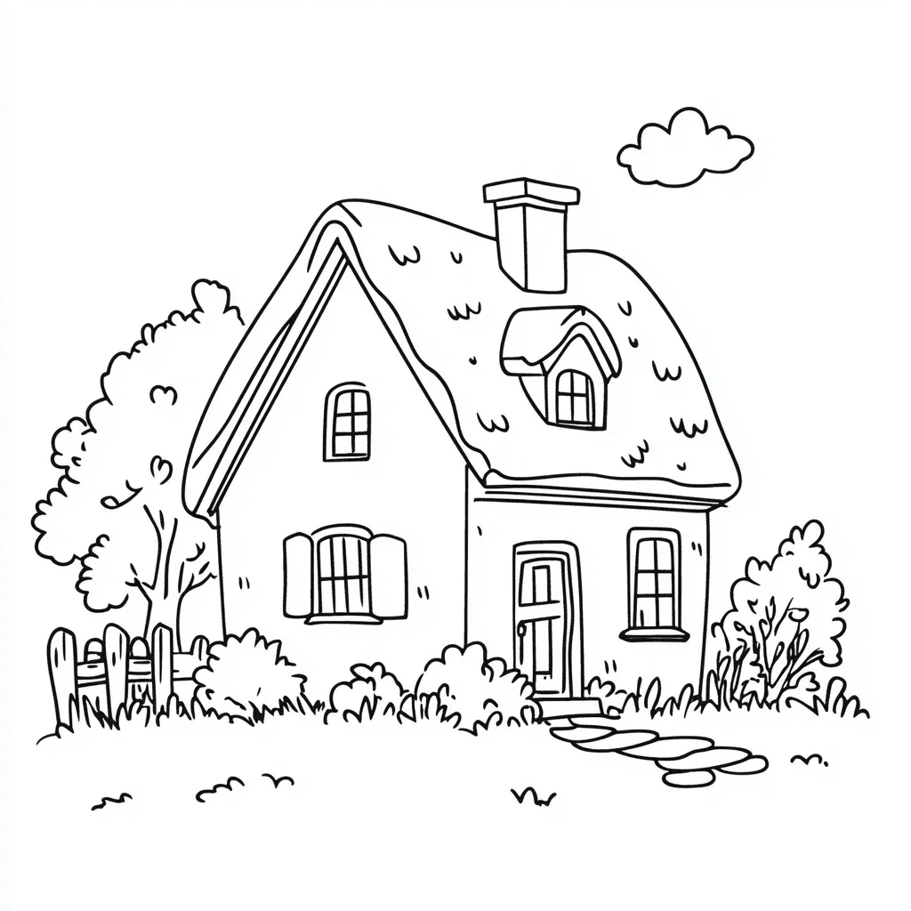Disegni Da Colorare Casa