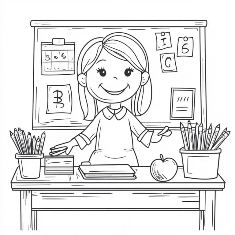 12 desene de colorat pentru profesori - eliberează-ți creativitatea