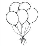 29 de desene de colorat cu baloane: PDF-uri imprimabile gratuite