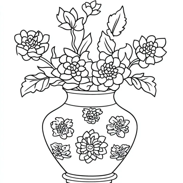 32 Disegni Vaso da Colorare: Scatena la tua Fantasia!