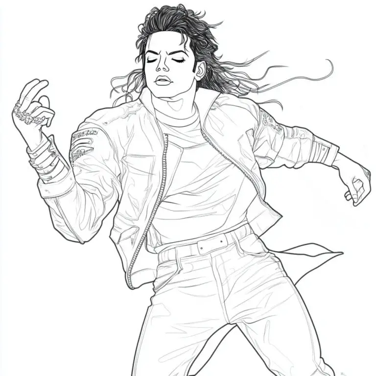 19 Michael Jackson Coloring Pages | Free Printable PDF